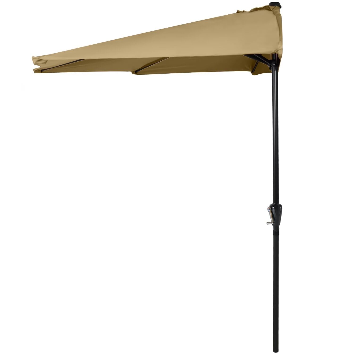 ABCCANOPY Patio Umbrella 11FT - Outdoor Half Umbrellas for Patio, Backyard, Garden, Deck (Khaki)