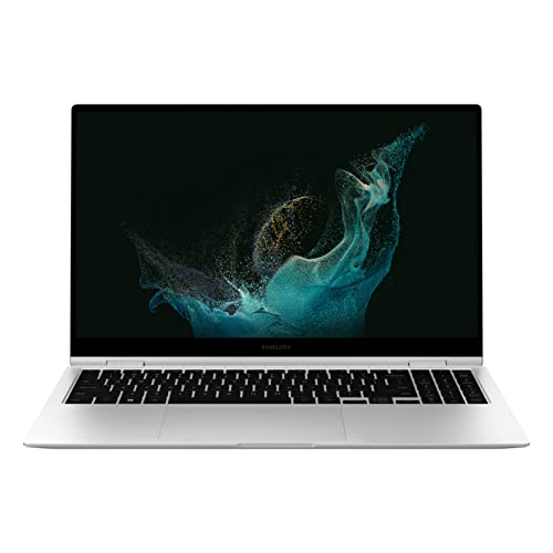 SAMSUNG 15.6" Galaxy Book2 Pro 360 Laptop Computer for Business, i7 / 16GB / 512GB, Windows 11 Pro , 12th Gen Intel Core Processor, Evo Certified, 2022 Model, NP954QED-KJ2US, Silver