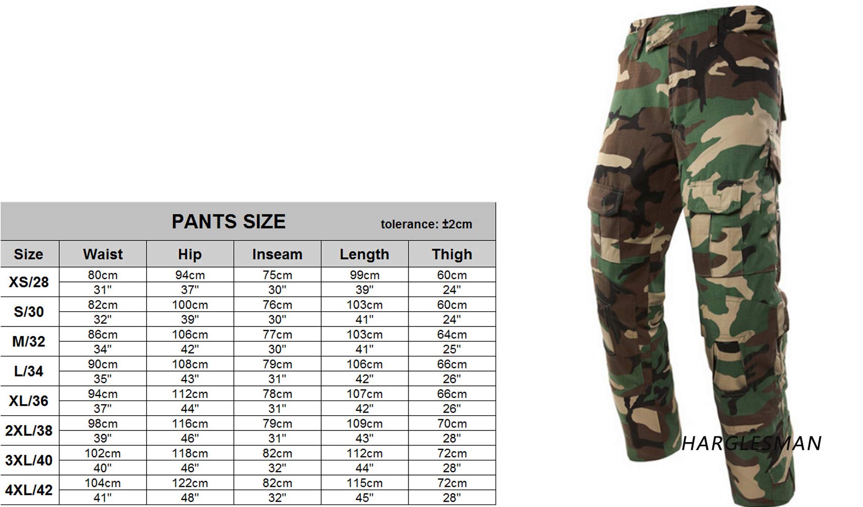 HARGLESMAN G3 Combat Pants Military Clothes Suits ACU with Knee Pads for Men Tactical Bottom Trousers for Work Training Hunting Airsoft Paintball Uniform Sets Apparel Gear ACU M