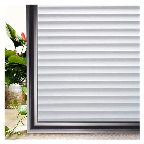 Window Privacy Film Matte Window Film Privacy for Glass Frosted Static Cling Without Glue Removable Opaque Stickers Self-Adhesive Anti UV for Home for Kitchen Bedroom Glass Door Home Decor (Color : B
