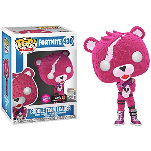Cuddle Team Leader [Flocked] (GameStop Exc): Funk o Pop! Games Vinyl Figure Bundle with 1 Compatible 'ToysDiva' Graphic Protector (430 - 40948 - B)