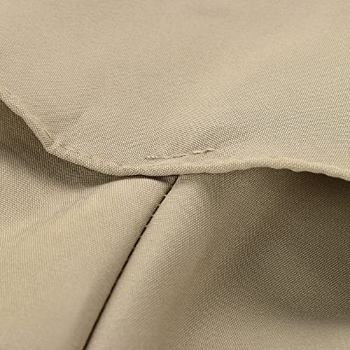 UUHUKP Patio Umbrella Outdoor,Parasol Replacement Canopy Outdoor Market for 8 Ribs UV blocking Cover, 8 Ribs 9.8Ft