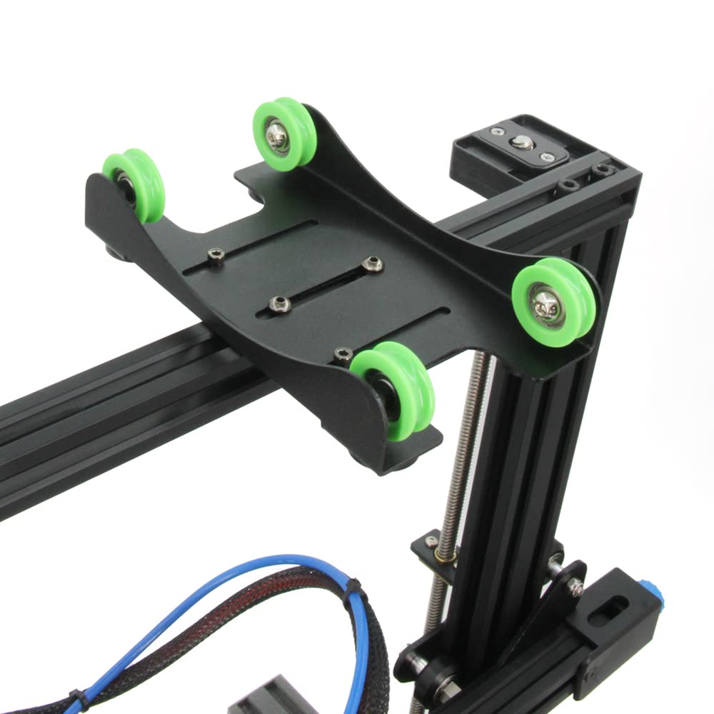 Zeberoxyz 3D Printer Filament Holder with Adjustable 26-126mm Filament Mount Rack Bracket Fits for TPU/PLA/ABS/Nylon 0.5-3KG 3D Printing Materials (Holder for 0.5-3kg Filament)
