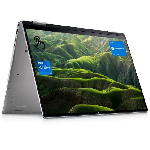 Dell Inspiron 7620 2-in-1 Laptop, 16" FHD+ Touchscreen, 12th Gen Intel Core i7-1260P, 32GB DDR4 RAM, 2TB SSD, HDMI, Backlit KB, FHD Webcam, FP Reader, Wi-Fi 6, Windows 11 Home, Silver