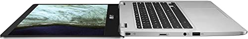 Asus Chromebook 14" HD Anti-Glare Nano-Edge Display Laptop Computer, Intel Celeron N3350 up to 2.4GHz, 4GB DDR4, 64GB eMMC Flash Memory, HD Webcam, 802.11ac, Bluetooth, USB-C, MicroSD, Chrome OS