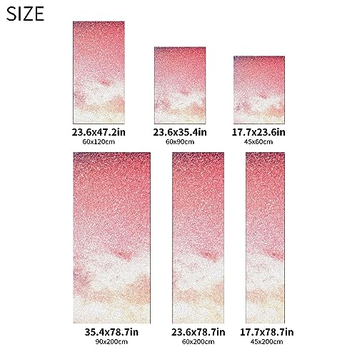 IOACIY Privacy Window Film Frosted Glass Sticker for Home Office Static Anti-UV Window Paper Decorative Window Covering for Bathroom (Universe Outer Space Starry Sky Red Blue-62, 17.7" x 23.6")
