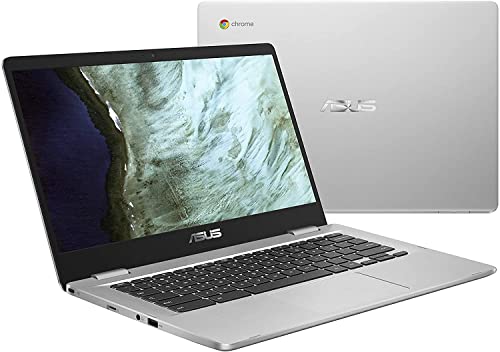 Asus Chromebook 14" HD Anti-Glare Nano-Edge Display Laptop Computer, Intel Celeron N3350 up to 2.4GHz, 4GB DDR4, 64GB eMMC Flash Memory, HD Webcam, 802.11ac, Bluetooth, USB-C, MicroSD, Chrome OS