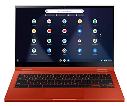 SAMSUNG Galaxy Chromebook 2, Intel® Celeron® Processor, 64GB, 4GB RAM, Fiesta Red (2021 Model) - XE530QDA-KA2US