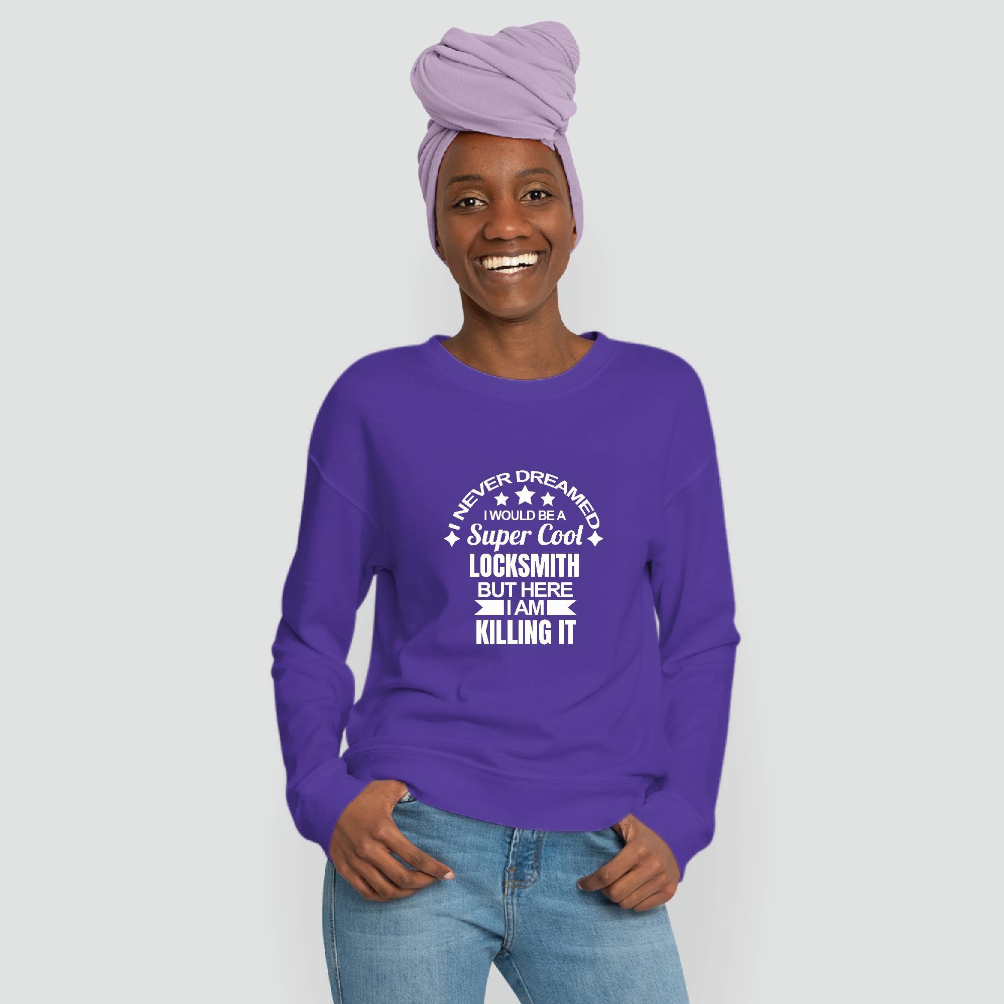 Unique Gift Idea for Locksmiths Showcasing Their Skills Black and Muticolor Unisex Long Sleeve T Shirt