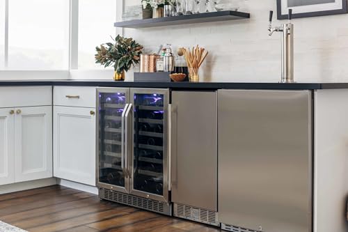 EdgeStar IB250WH 15 Inch Wide 20 Lb. Built-In Ice Maker with 25 Lbs. Daily Ice Production - No Drain Required