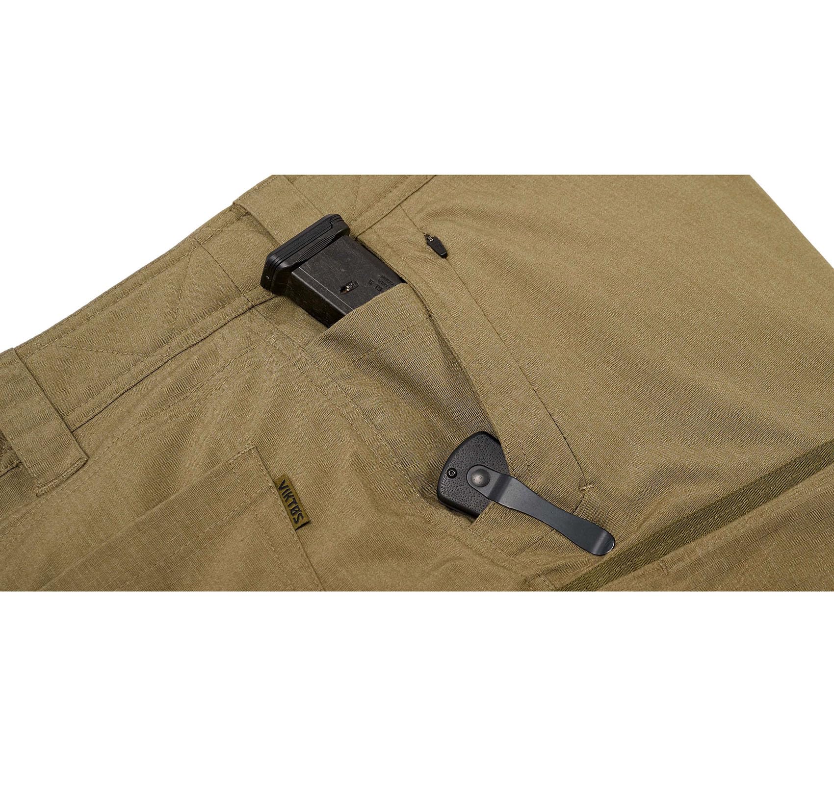 VIKTOS Men's Dustup Insulated Cold Weather Warm Comfortable Tactical Pants | Full Microfleece Lining | Padded Waistband, Ranger, 36x30