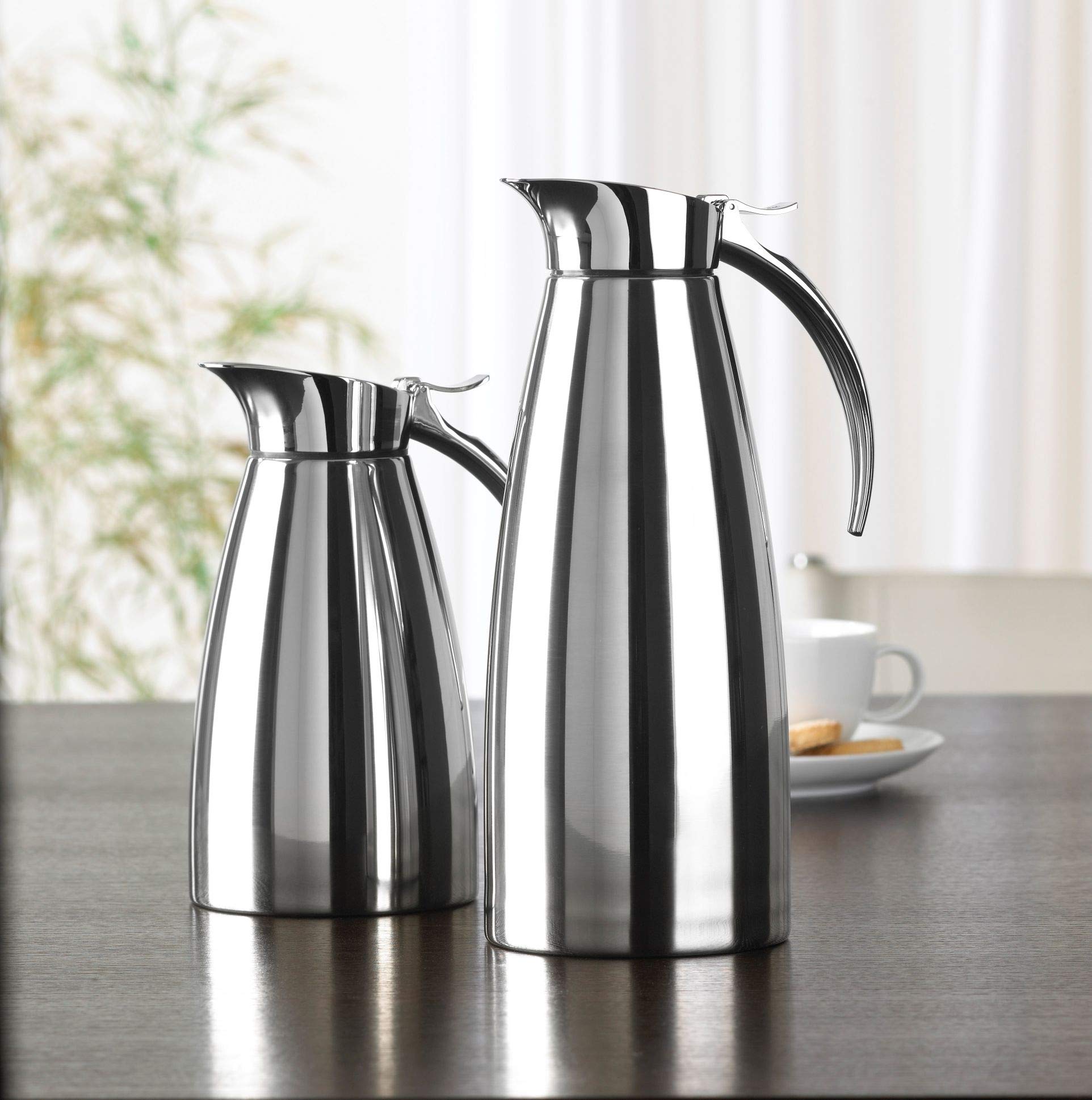Emsa Eleganza Stainless Steel Insulated Carafe, 44-Ounce