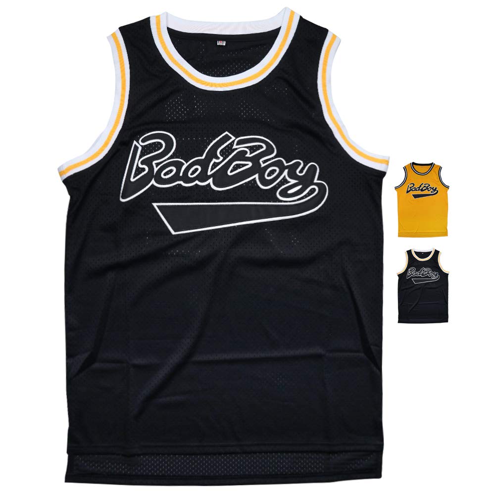 Micjersey BadBoy #72 Smalls Basketball Jersey, 90S Hip Hop Clothing for Party S-XXXL (Black, XXL)