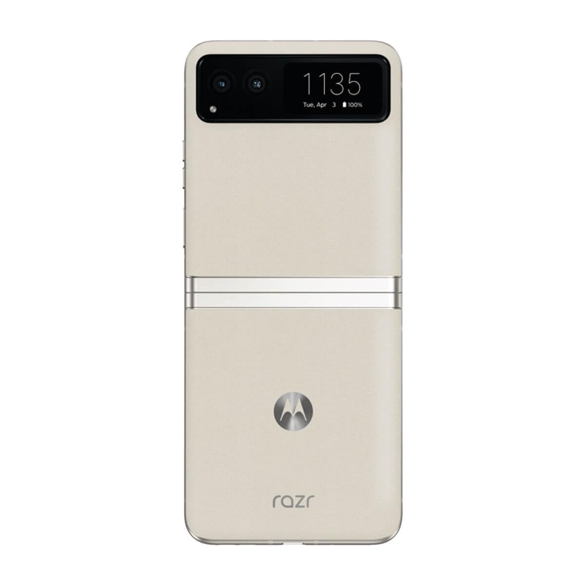Motorola Razr 40 Dual-Sim 256GB ROM + 8GB RAM (GSM Only | No CDMA) Factory Unlocked 5G Smartphone (Vanilla Cream) - International Version
