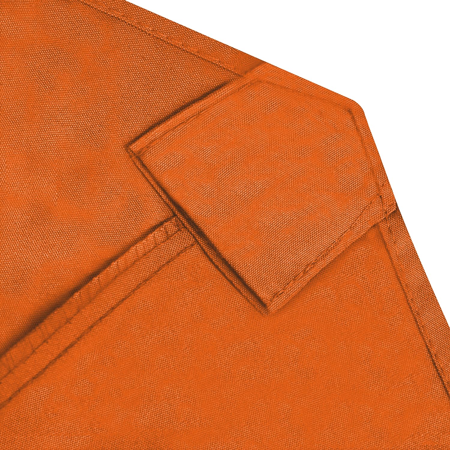 EliteShade USA 9FT Patio Umbrella Replacement Covers 8 Ribs Market Umbrella Canopy Cover (CANOPY ONLY) (Orange)