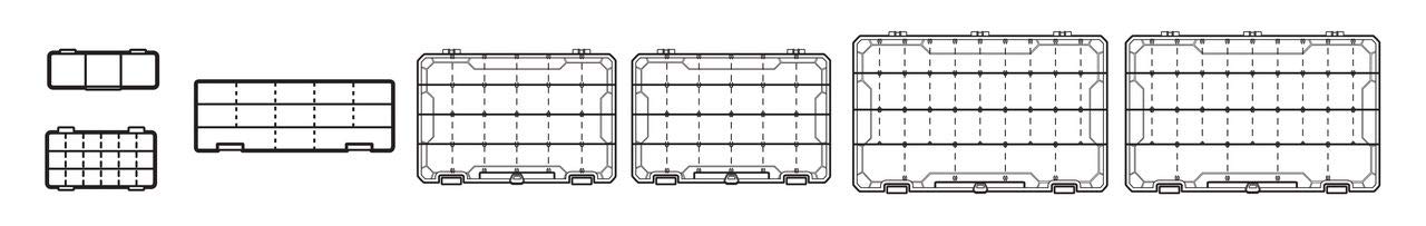Flambeau Outdoors T5P Pro Multiloader Tackle Box, Fishing Organizer with Tuff Tainer Boxes, Zerust Anti-Corrosion Technology - Clear Blue/Gold
