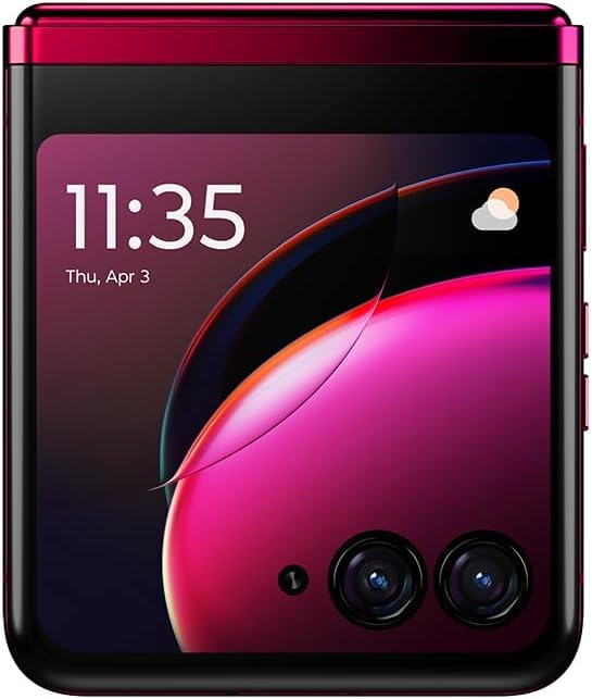 Motorola RAZR 40 Ultra 5G Dual 512GB 12GB RAM Unlocked (GSM Only | No CDMA - not Compatible with Verizon/Sprint) China Version, Foldable Smartphone – Viva Magenta