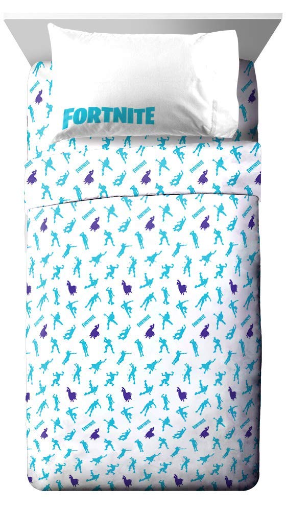 Jay Franco Fortnite Boogie Bomb 11-Piece Full Bedding Bundle- Includes Bed Set, Sheet Set