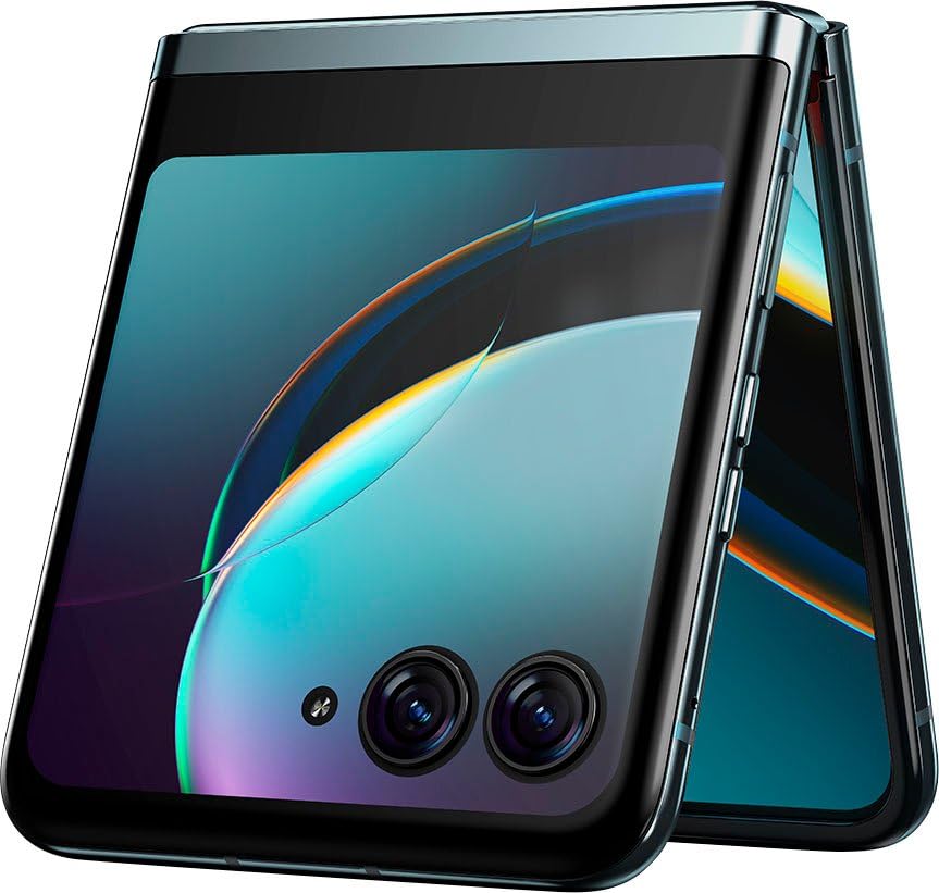 Motorola RAZR 40 Ultra 5G Dual 512GB 12GB RAM Unlocked (GSM Only | No CDMA - not Compatible with Verizon/Sprint) China Version, Foldable Smartphone – Black