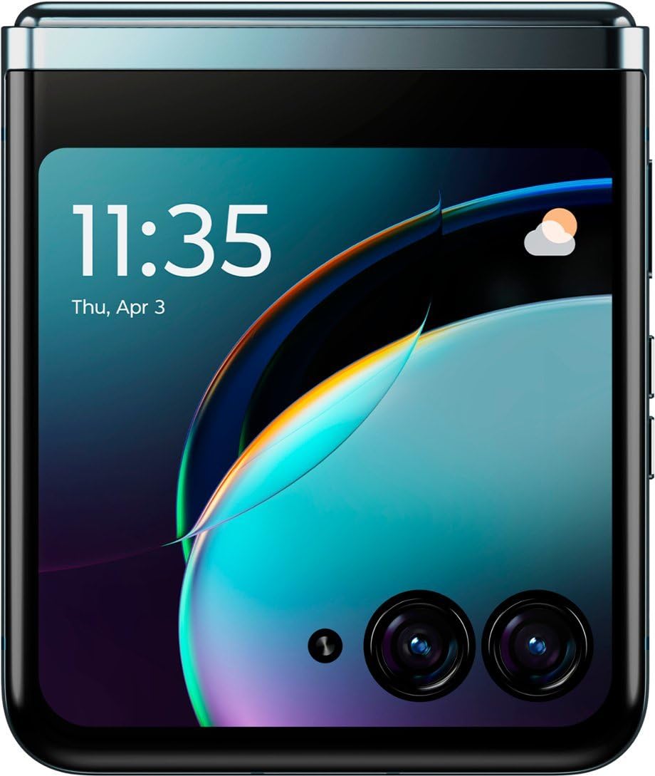 Motorola RAZR 40 Ultra 5G Dual 512GB 12GB RAM Unlocked (GSM Only | No CDMA - not Compatible with Verizon/Sprint) China Version, Foldable Smartphone – Black