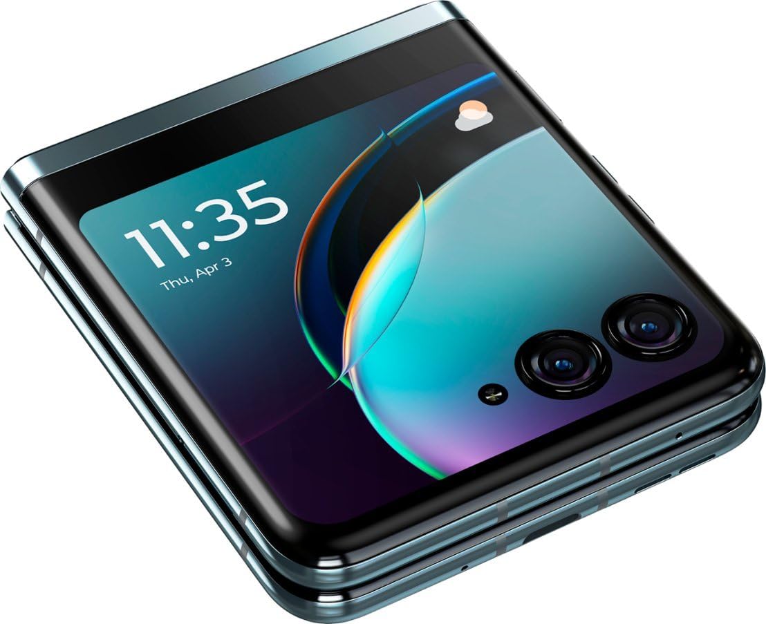 Motorola RAZR 40 Ultra 5G Dual 512GB 12GB RAM Unlocked (GSM Only | No CDMA - not Compatible with Verizon/Sprint) China Version, Foldable Smartphone – Black