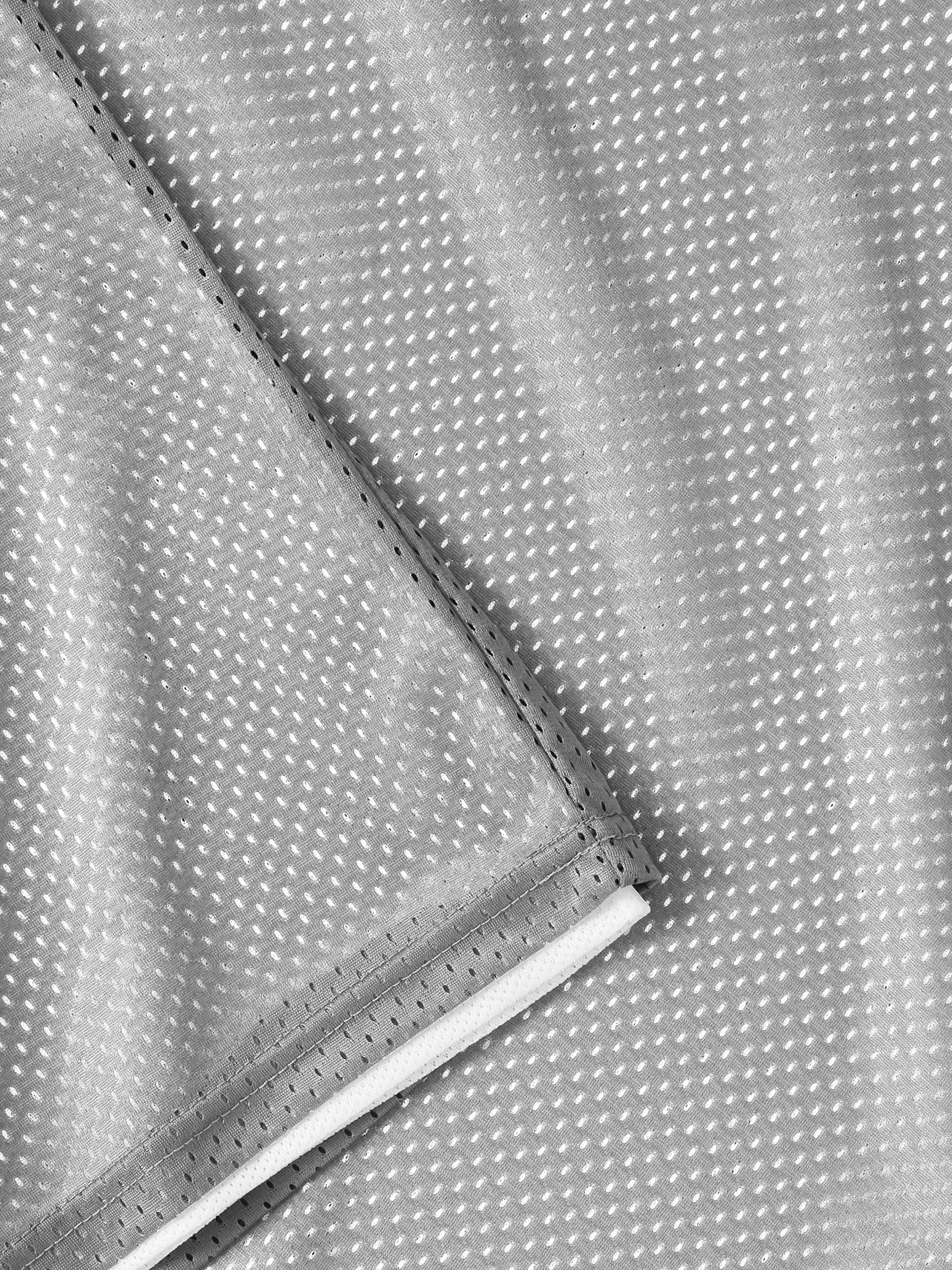 Mens Reversible Basketball Jersey Premium Moisture Wicking Mesh Tank Top (Large, 1ih05_Light Gray)