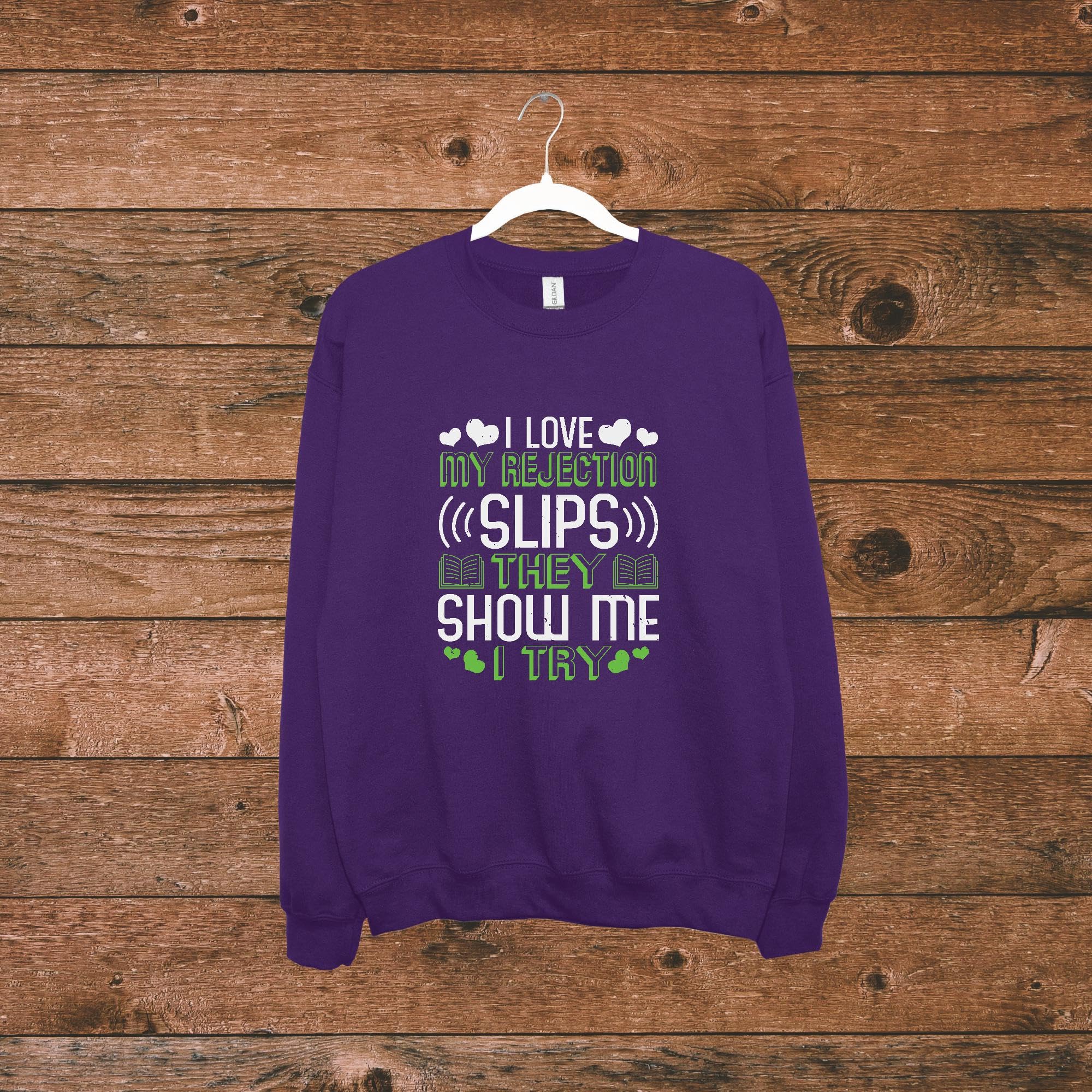 Gift Idea Showing Perseverance and Strength to Rejection Inspiring Confidence Navy Black Muticolor Unisex Sweatshirt