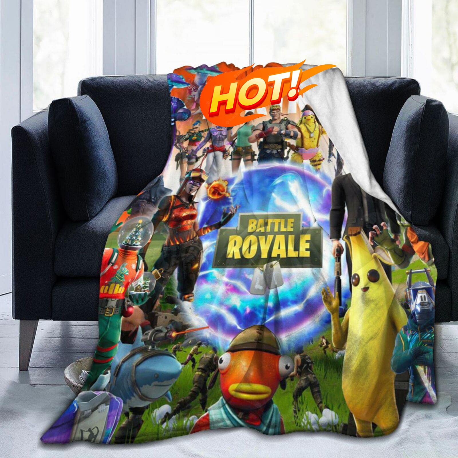 Game Blanket 3D Printing Super Soft Flannel Blanket Anime Warm Throw Blanket Fashion Sofa Bedding 4-50"x40"