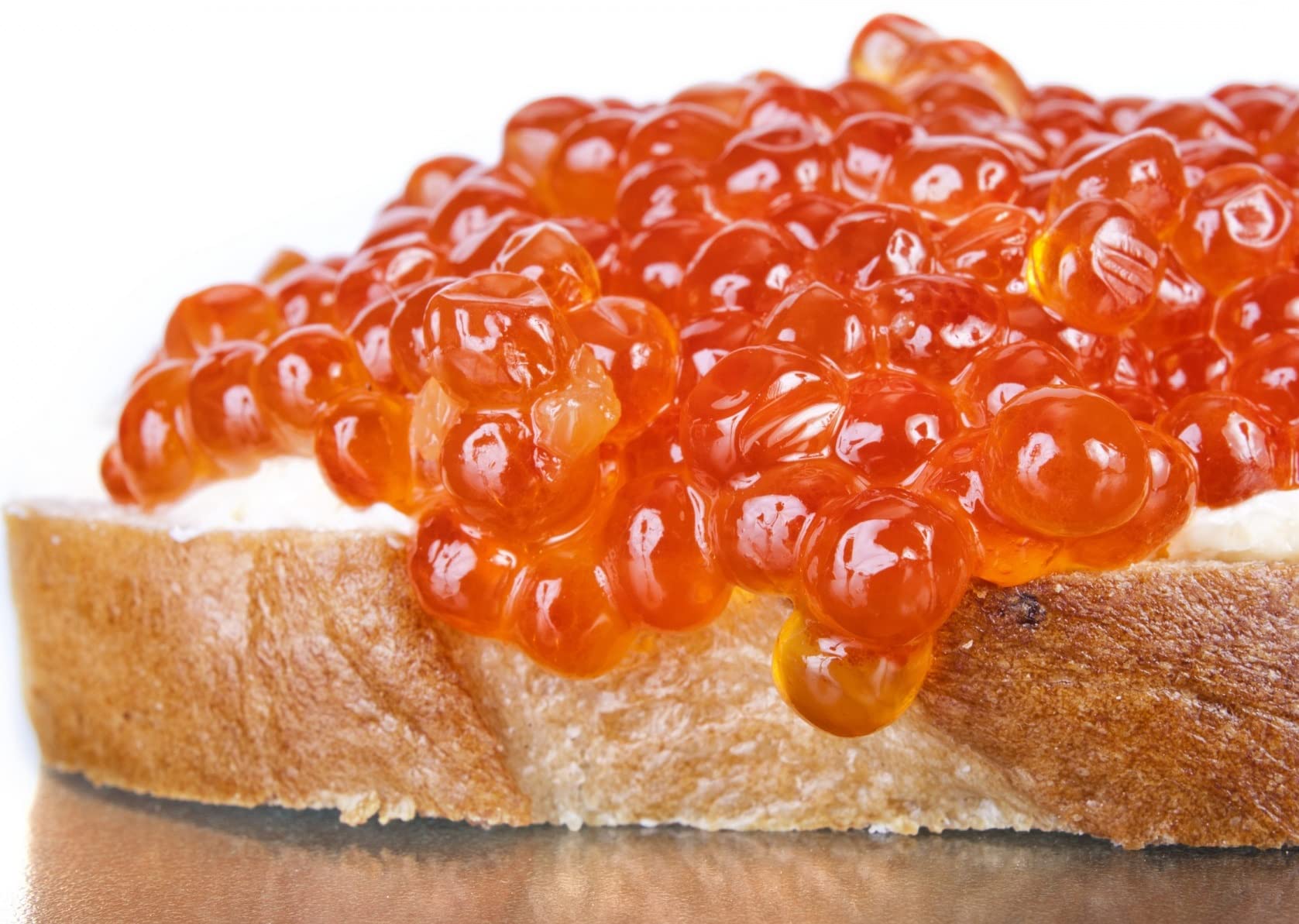 Salmon Caviar by Peter Pan. Premium Red Caviar Gorbuscha Ikura. 1kg (35.3oz) | OVERNIGHT GUARANTEED