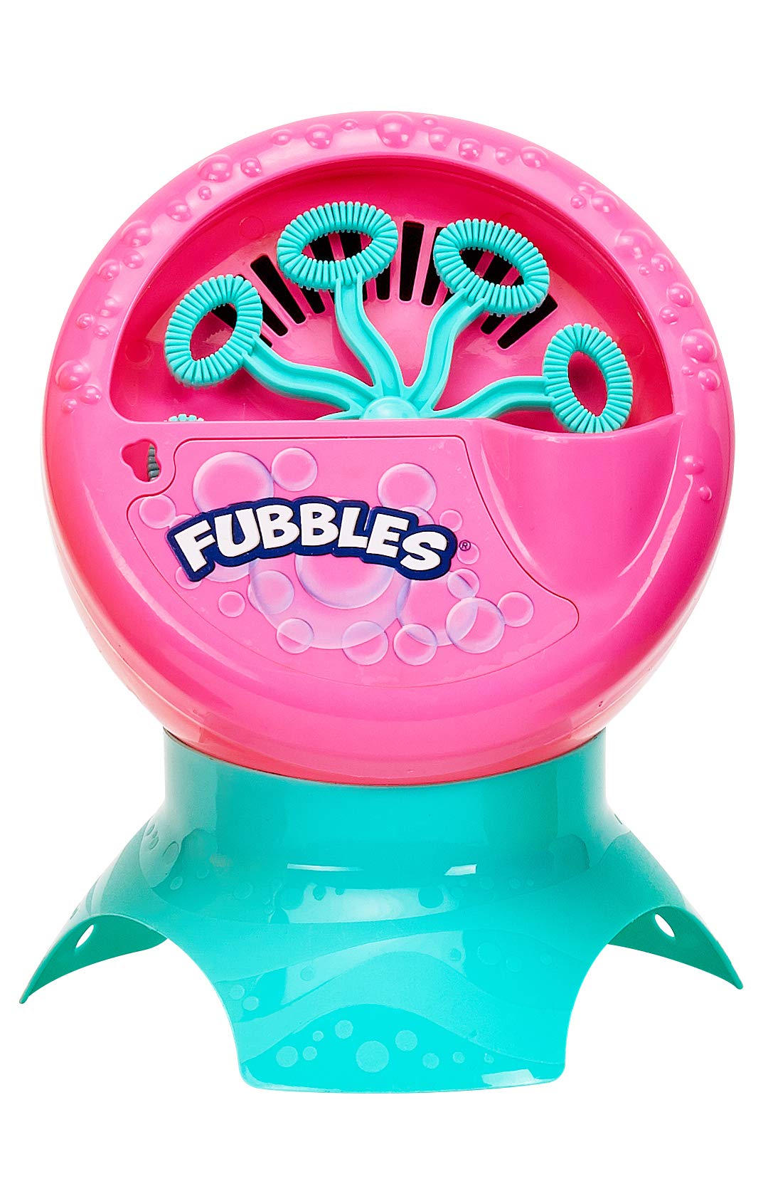 Little Kids Fubbles Bubble Blastin’ Bigger Bubbles Kids Automatic Party Machine and Includes 4oz of Bubble Solution Toy, Pink
