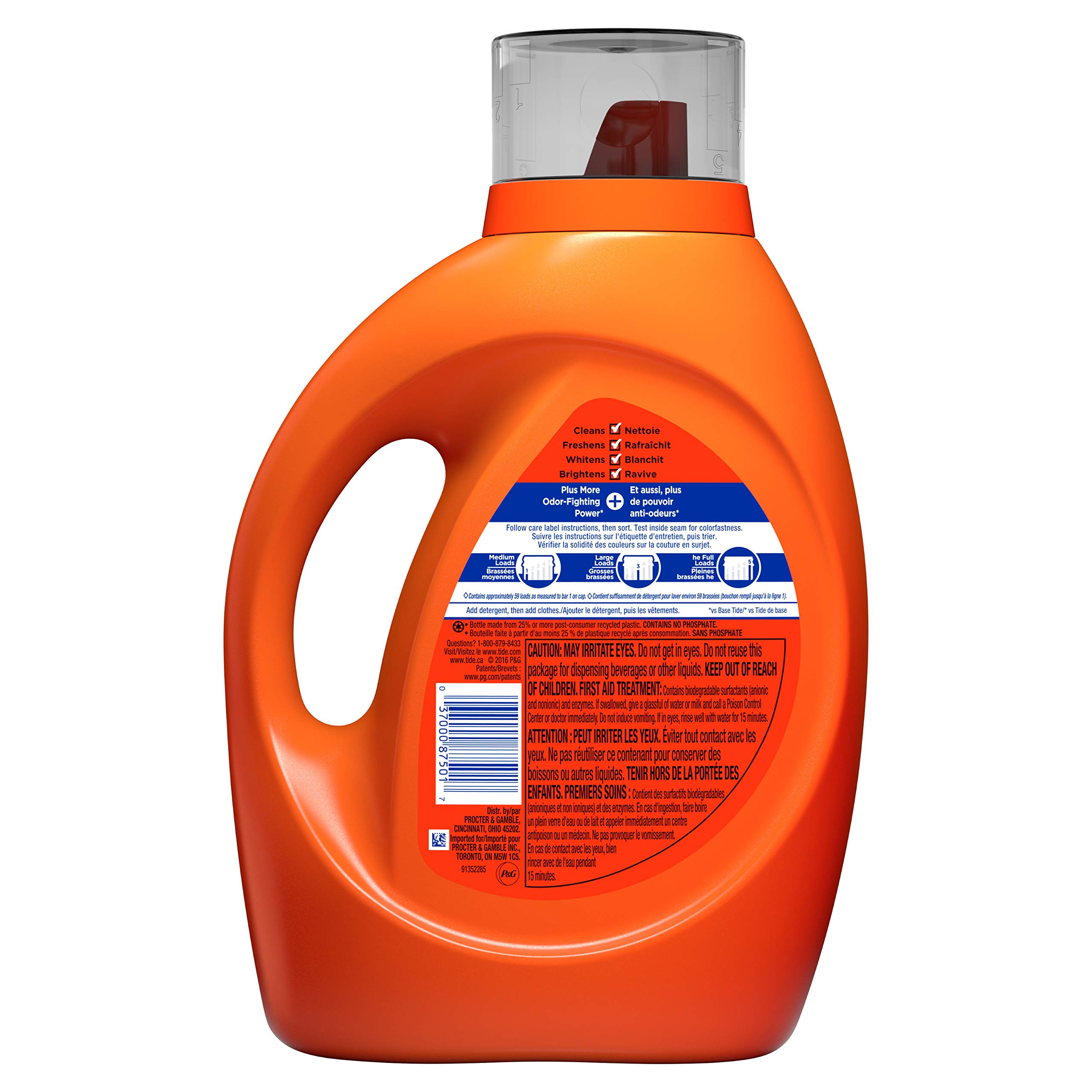 Tide Tide Plus Febreze Sport Odor Defense HE Turbo Clean Liquid Laundry Detergent, 92 fl oz 59 Loads, 92 Fl Oz
