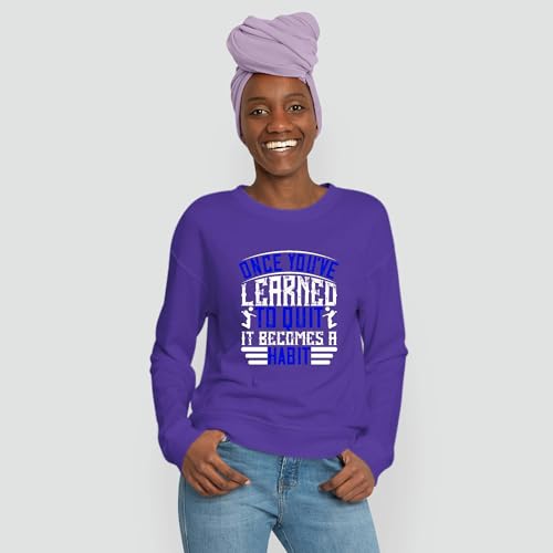 Volleyball Habitual Practice Gift for Players Fans Loved Ones Black and Muticolor Unisex Long Sleeve T Shirt