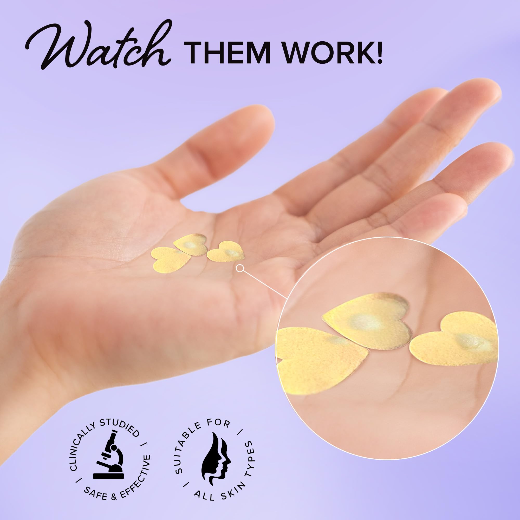 MAREE Star Pimple Patches for Face - Acne Patches - Natural Green Algae Extract & Tea Tree Oil - Hydrocolloid Stars Cute Zit Stickers, Parches Para Acne - 72 Marine Collagen Blemish Pimple Dots
