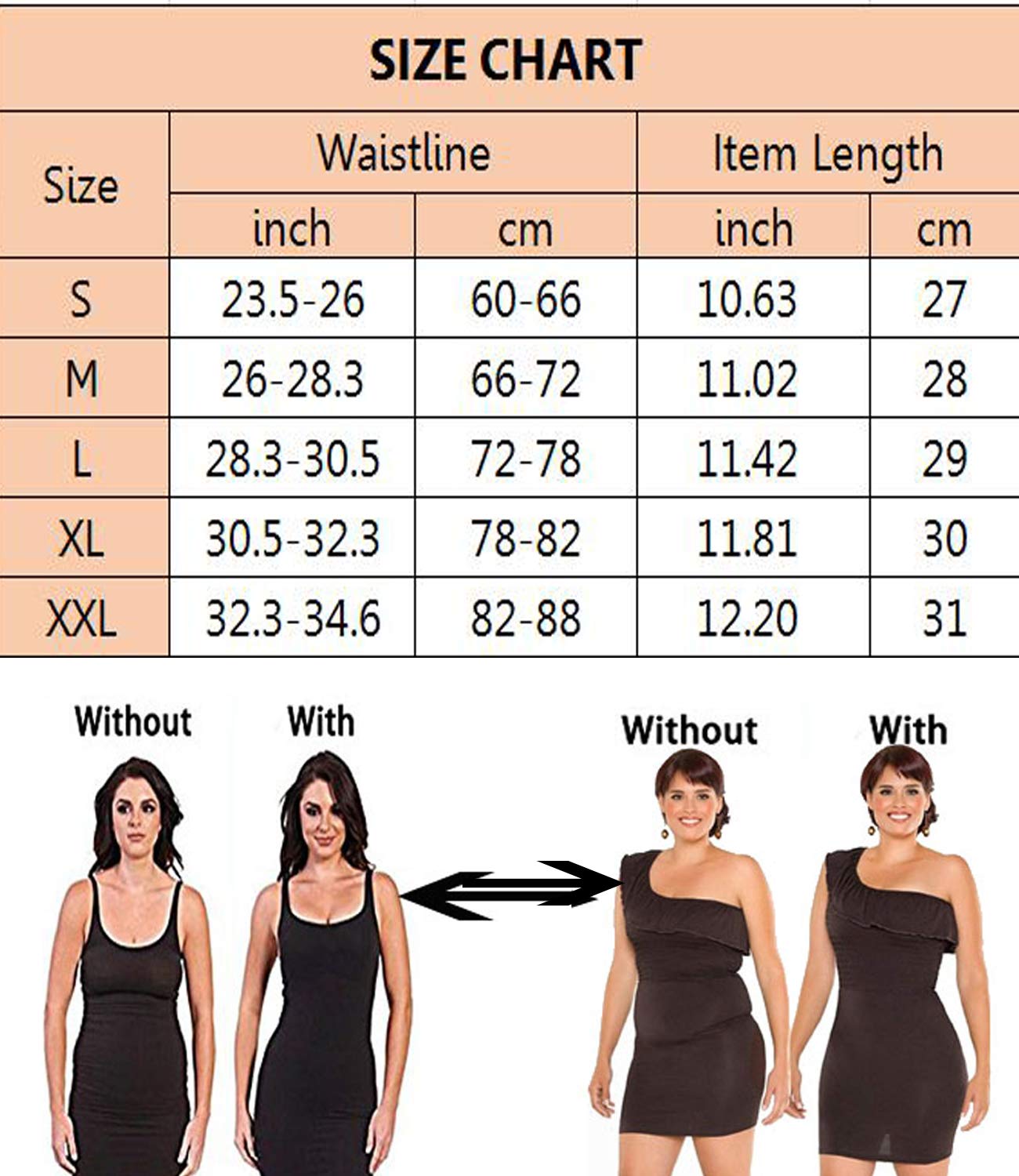 SEXYWG Women Waist Cincher Girdle Tummy Control Thong Panty Slimmer Body Shaper