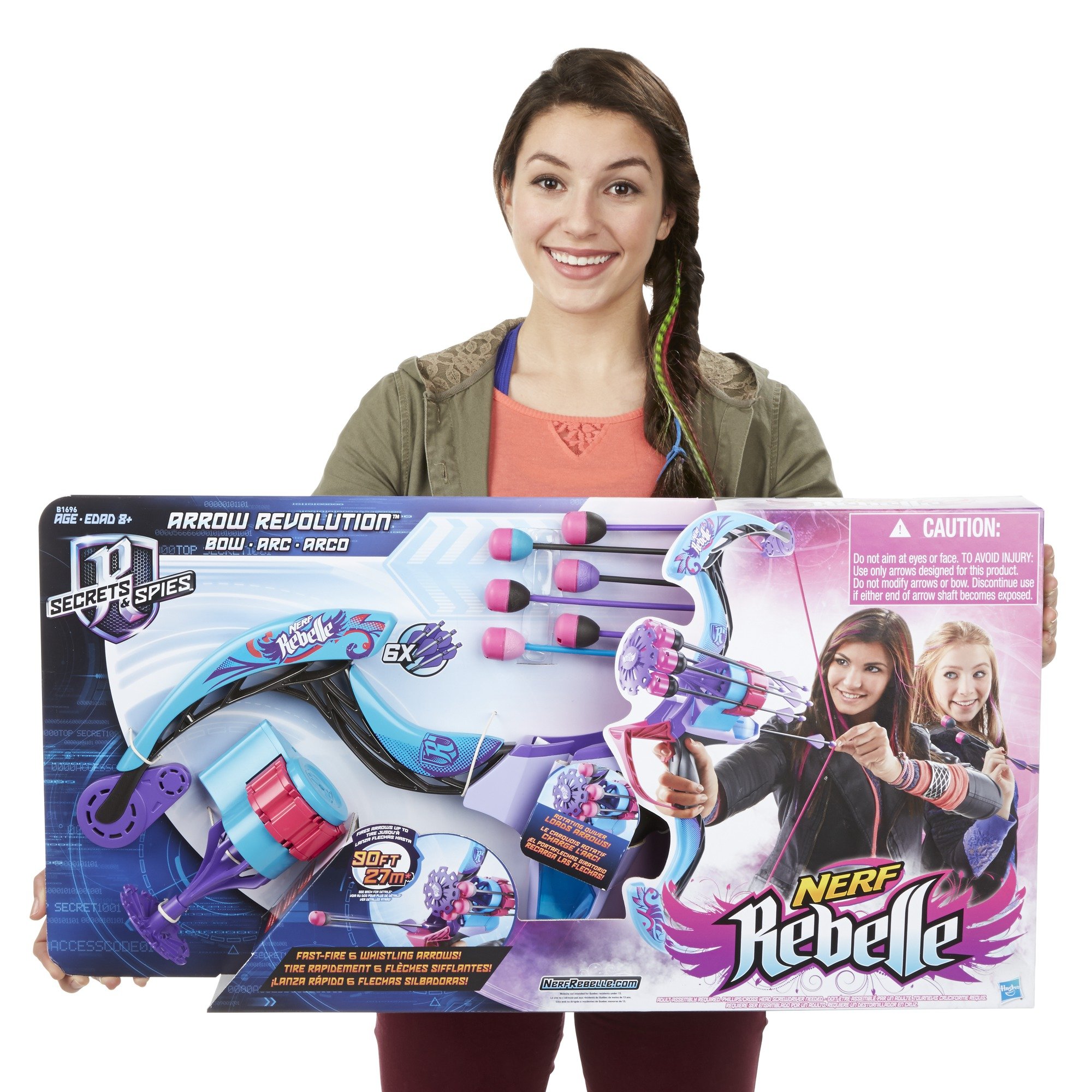 Nerf Rebelle B1696221 Arrowtech Auto Quiver Bow Toy