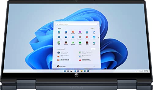 HP Pavilion 14" 2-in-1 Touchscreen FHD Laptop i3-1215U 8GB RAM 256GB SSD (Blue)