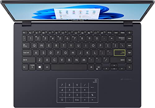 ASUS E410 14" Lightweight Laptop Computer, Intel Celeron N4020 up to 2.8GHz, 4GB DDR4 RAM, 64GB eMMC, 802.11AC WiFi, Bluetooth, HDMI, Webcam, Star Black, Windows 11 S, ipuzzl