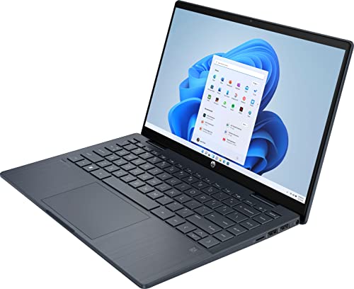 HP Pavilion 14" 2-in-1 Touchscreen FHD Laptop i3-1215U 8GB RAM 256GB SSD (Blue)