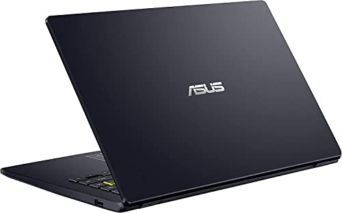 ASUS E410 14" Lightweight Laptop Computer, Intel Celeron N4020 up to 2.8GHz, 4GB DDR4 RAM, 64GB eMMC, 802.11AC WiFi, Bluetooth, HDMI, Webcam, Star Black, Windows 11 S, ipuzzl