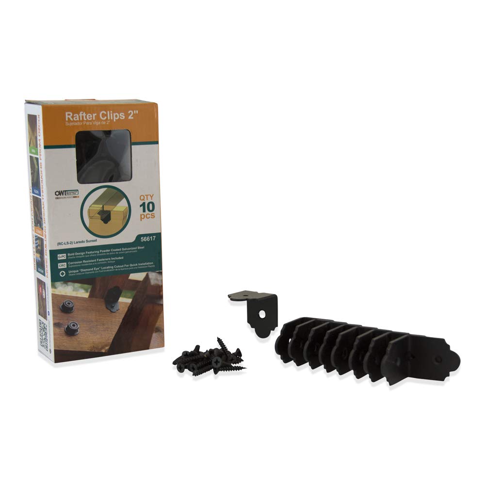 OZCO Laredo Sunset 2" Rafter Clips (10-PK)