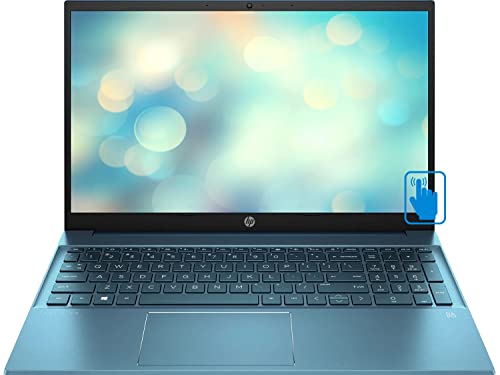 HP Pavilion 15t-eg School & Business Laptop (Intel i7-1165G7 4-Core, 64GB RAM, 8TB PCIe SSD, Intel Iris Xe, 15.6" 60Hz Touch Full HD (1920x1080), Fingerprint, WiFi, Bluetooth, Win 11 Pro) with Hub