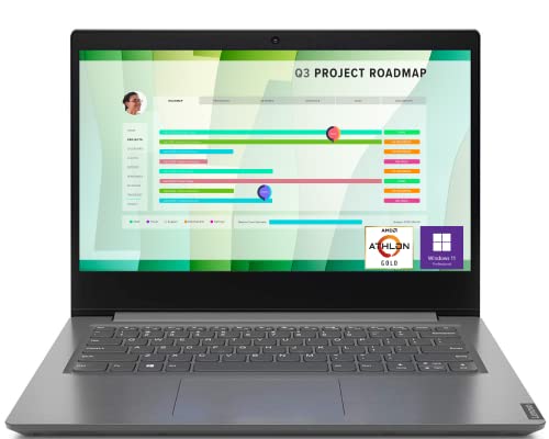 Lenovo V14 Business Laptop, 14-inch Full HD Display, AMD Athlon Gold 3150U Processor, 8GB RAM, 256GB SSD, Webcam, Wi-Fi, Bluetooth, HDMI, Windows 11 Pro