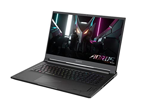 GIGABYTE AORUS 17X: 17.3" Thin Bezel QHD 2560x1440 240Hz Display, NVIDIA GeForce RTX 4080 Laptop GPU 12GB GDDR6, Intel Core i9-13900HX,16GB DDR5 RAM, 1TB SSD, Win11 Pro (AORUS 17X AXF-B4US694SP)