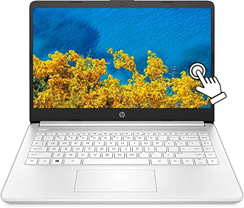 HP 14 Laptop HD Touchscreen, AMD Ryzen 3 3250U Processor(up to 3.5 GHz), 8GB DDR4 RAM, 128GB SSD, HDMI, Bluetooth, Wi‑Fi 5,Webcam,Win11,Natural Silver