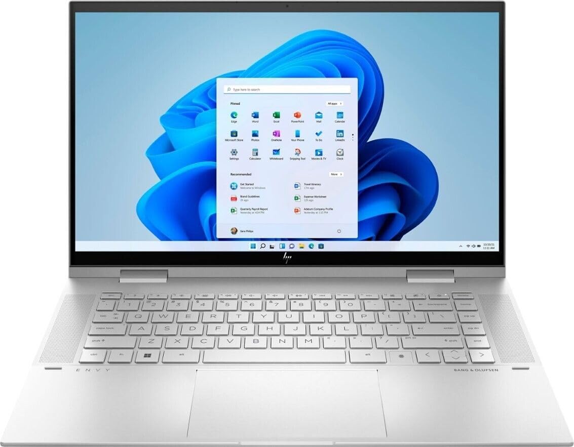 HP 2023 Flagship Envy x360 2 in 1 15.6" Touchscreen Laptop, Intel Core i7-1260P(Beat i9-11980HK), 64GB RAM, 4TB PCIE SSD, Backlit Keyboard, Fingerprint, Stylus Pen, Window 11 Home, Silver