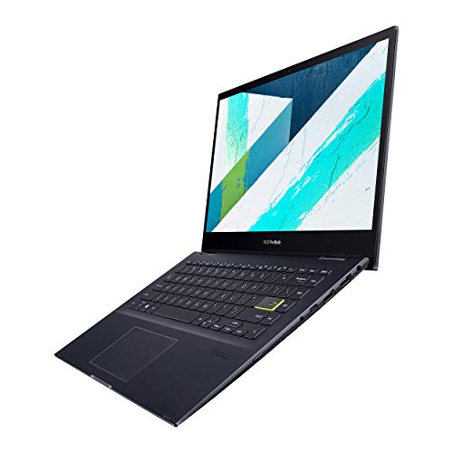 Asus VivoBook Flip 14 Thin and Light 2-in-1 Laptop, 14 FHD Touch Display, AMD Ryzen 7 4700U, 8GB DDR4 RAM, 512GB SSD Glossy Stylus Windows 10 Home Fingerprint Reader TM420IA-DB71T (Renewed)