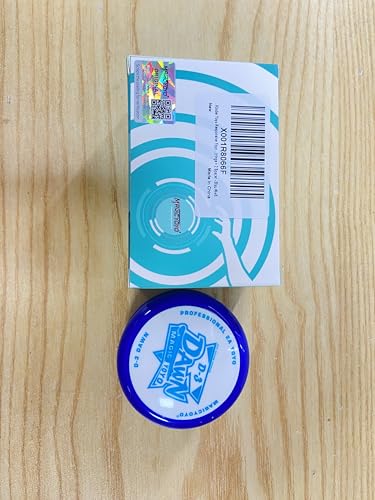 Responsive Yoyo D3 Looping Yoyo for Kids, Durable Professional Plastic Yo yo for Beginners, Looping Yo-yo for 2A Thick with Extra 2 Yoyo Strings + 2 Spacers ( Blue White)