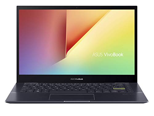 Asus VivoBook Flip 14 Thin and Light 2-in-1 Laptop, 14 FHD Touch Display, AMD Ryzen 7 4700U, 8GB DDR4 RAM, 512GB SSD Glossy Stylus Windows 10 Home Fingerprint Reader TM420IA-DB71T (Renewed)