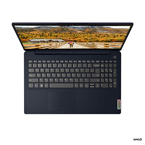 Lenovo IdeaPad 3 Laptop, 15.6" FHD Display, AMD Ryzen 5 5500U, 8GB RAM, 512GB Storage, AMD Radeon 7 Graphics, Windows 11 Home, Abyss Blue