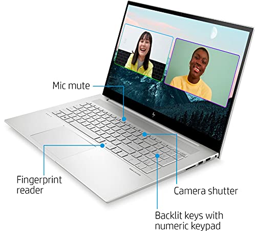 2022 HP Envy Laptop 17.3" FHD IPS Touchscreen 10-Core 12th Intel i7-1255U Iris Xe Graphics 64GB DDR4 2TB SSD Thunderbolt 4 Wi-Fi 6E Backlit Keyboard w/ FP Reader Windows 11 Pro and 32GB USB Stick